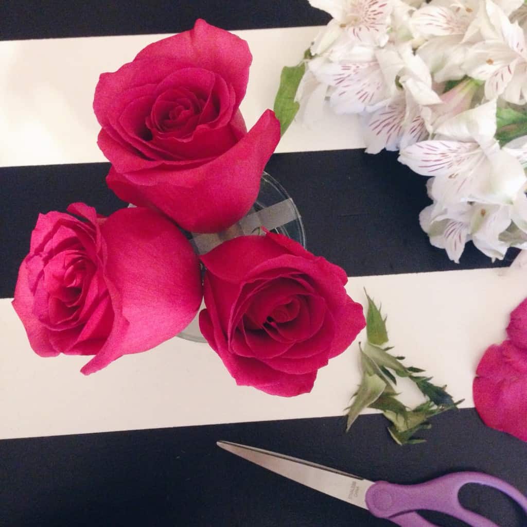 What to do with those leftover flowers- Easy flower tutorial