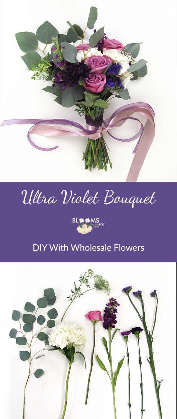 DIY UltraViolet Bouquet - Blooms By The Box
