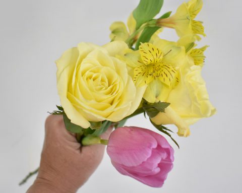 DIY Yellow Wedding Bouquet - Blooms By The Box