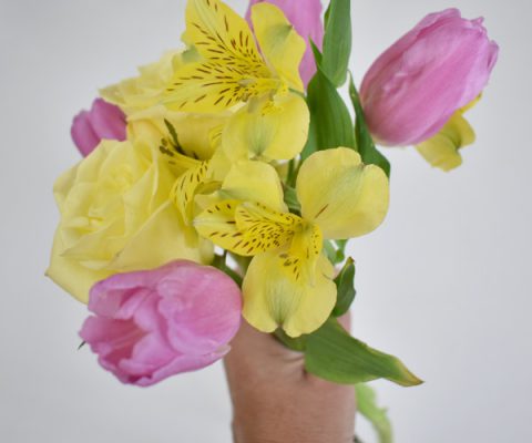 DIY Yellow Wedding Bouquet - Blooms By The Box