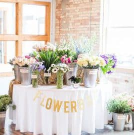 Shower Style DIY Flower Bars - Blooms By The Box