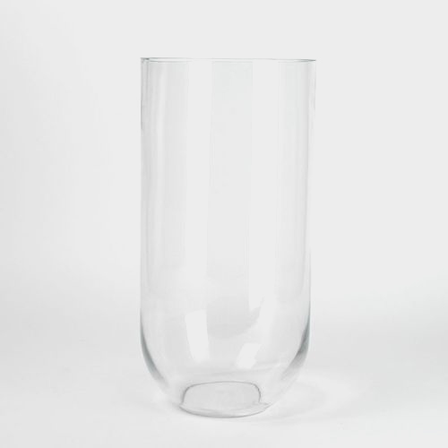 16 Inch H X 8 Inch Clear Glass Round Bottom - Wholesale - Blooms By The Box