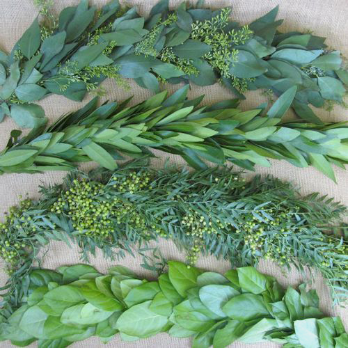 Garland Two Greens - 20 Feet - Wholesale - Blooms By The Box