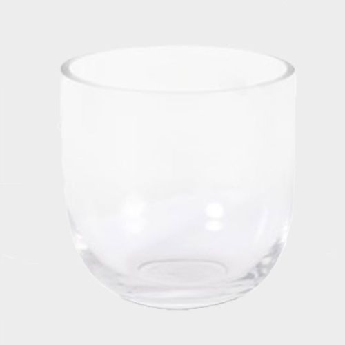 6 Inch H X 6 Inch Clear Rounded Bottom Glass - Wholesale - Blooms By ...
