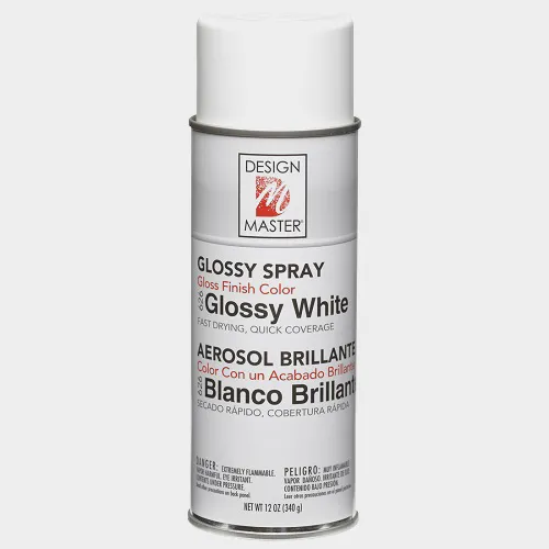 Design Master Glossy White Spray Paint 12oz - Wholesale - Blooms By The Box