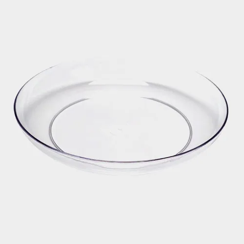 11" Lomey Designer Dish Clear X6 - Wholesale - Blooms By The Box